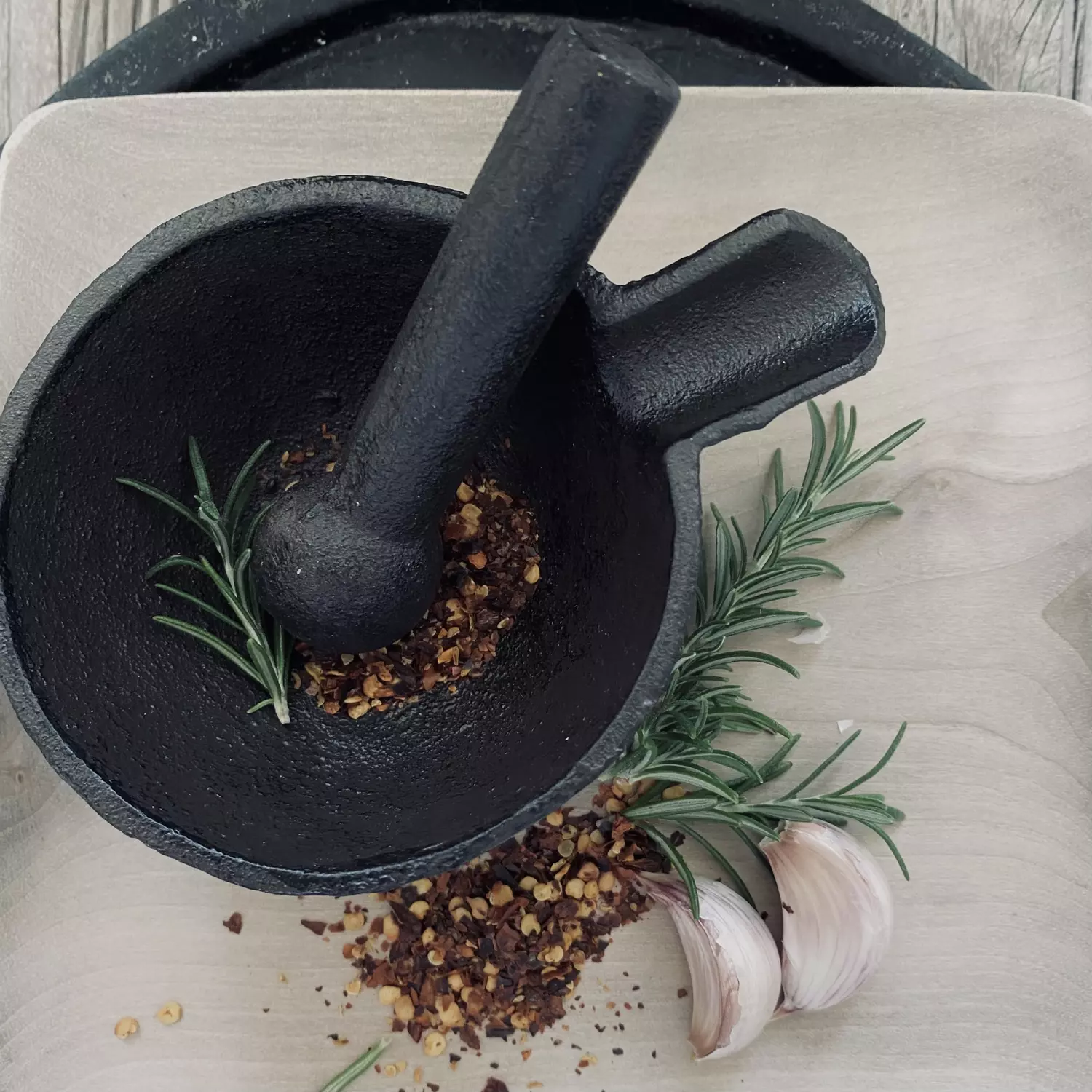 Cast iron Pestle & Mortar